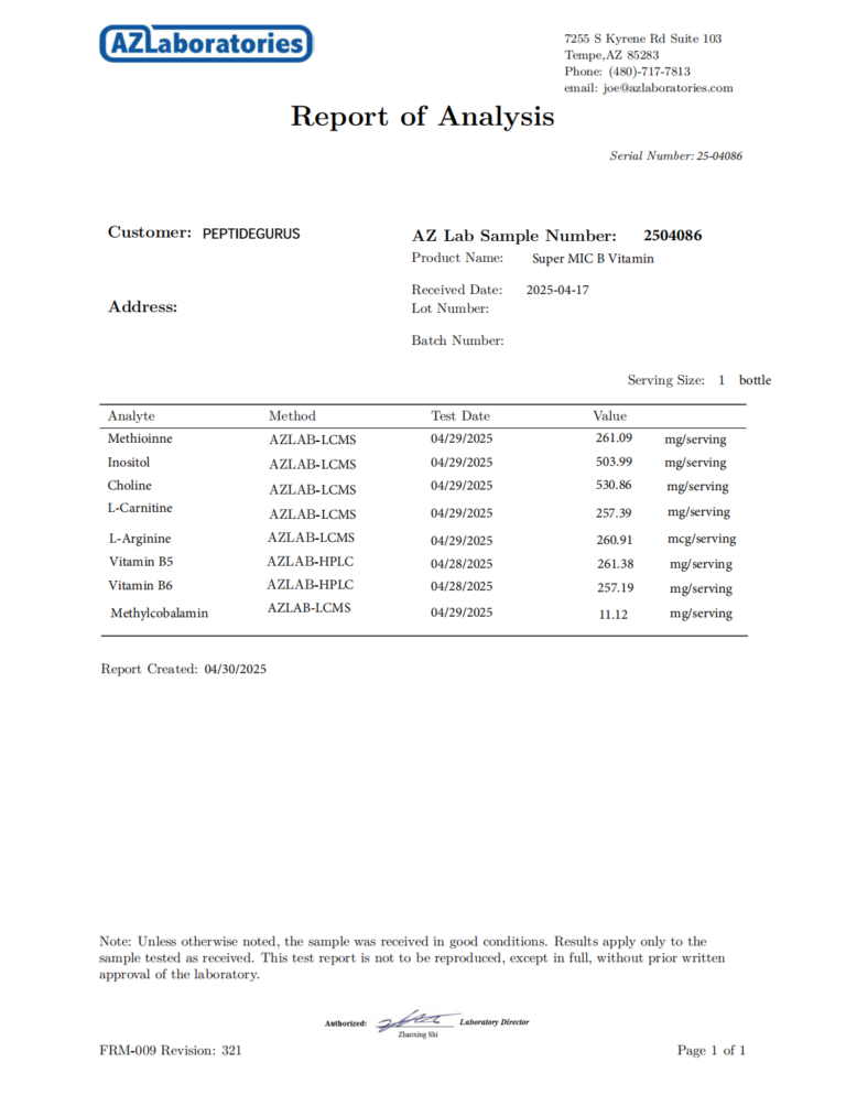 Semaglutide Raw Material – PeptideGurus